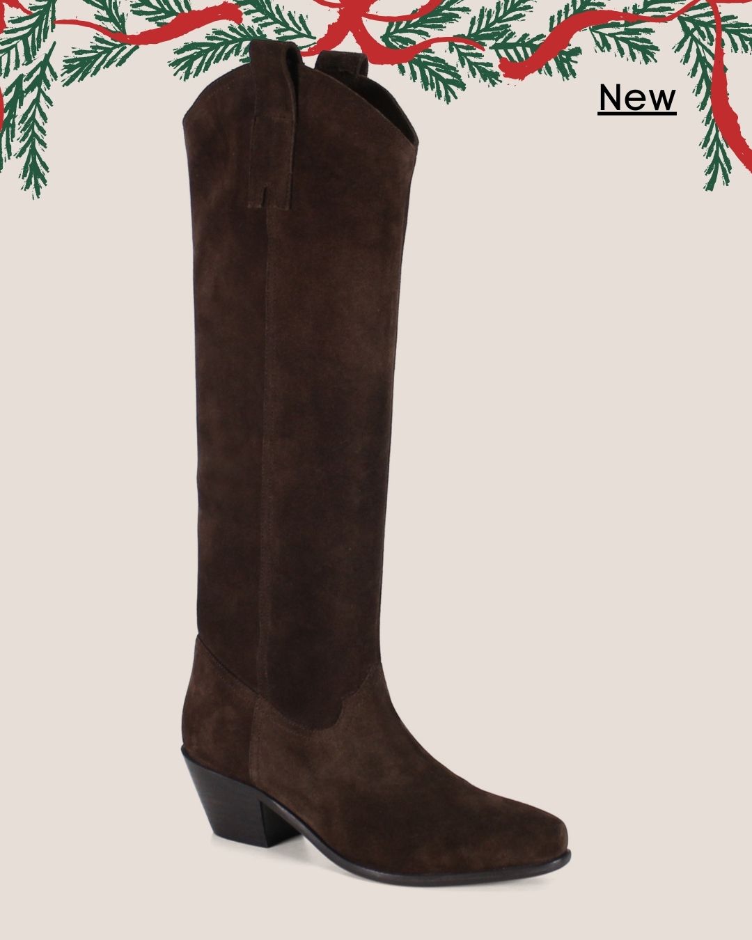 Ame Thyst | Womens Tall Fall Boots | Suede Cowboy Boots – DibaTrue